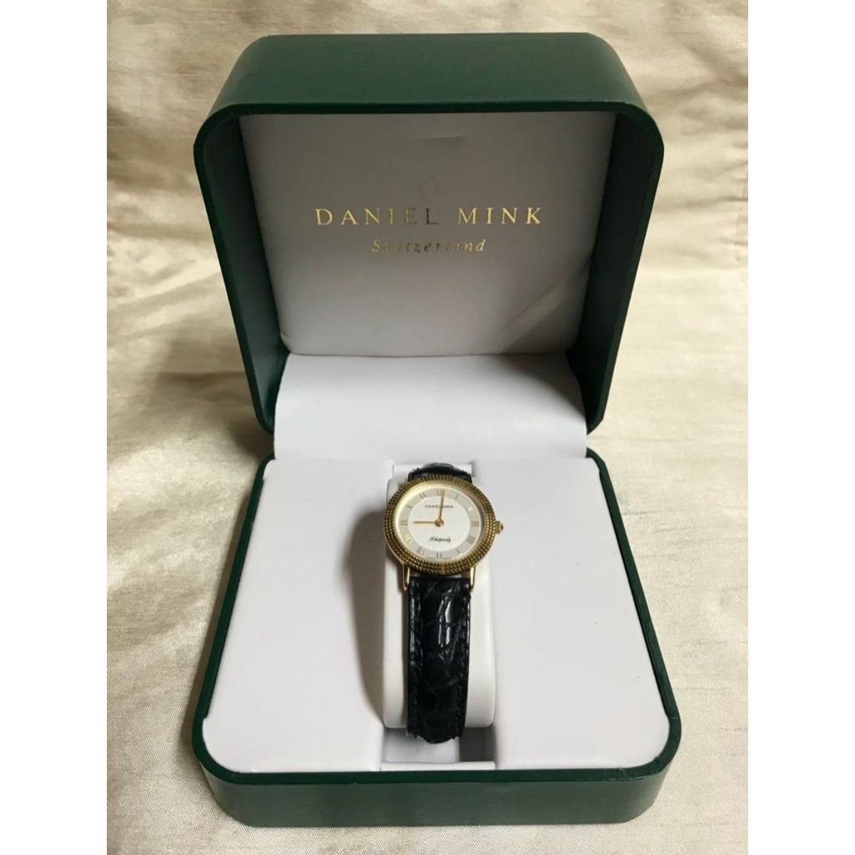 Daniel Mink Swiss Rhapsody 18K Gold & Stainless Steel Ladies Wristwatch