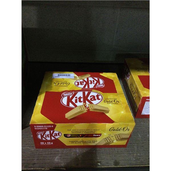 Kit Kat Caramelized White Gold Wafer Bars 48 X 45g