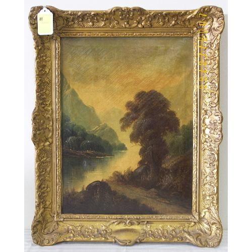 Original Oil Painting, Signed E. Mazzoni