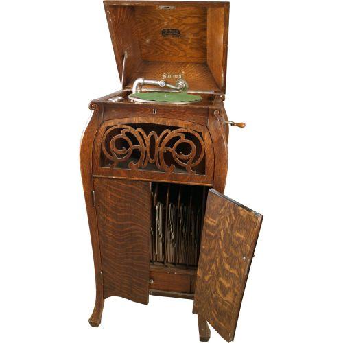 Sonora "Baby Grand" Victrola 1920's Made in U.S.A.