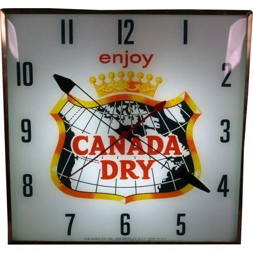 Canada Dry advertising Clock