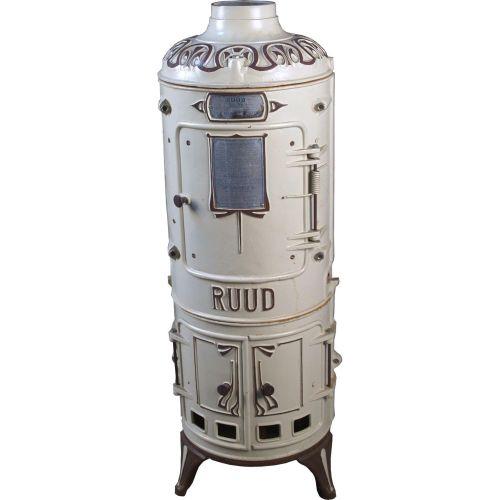 "Rudd" ornate cast-iron water heater Restored