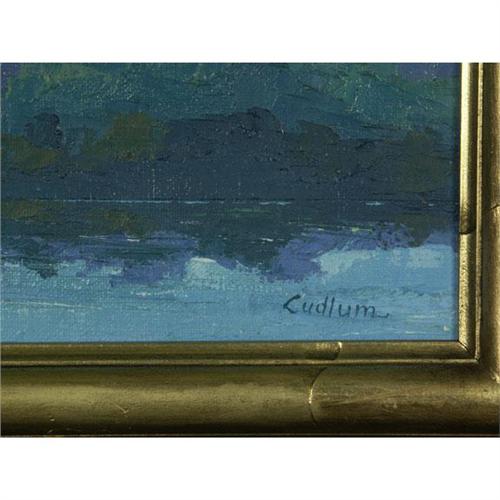 OIL PAINTING JOHN PLUMER LUDLUM SNAKE RIVER