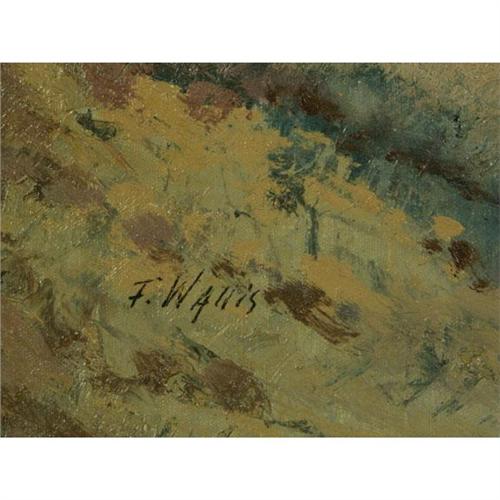 OIL PAINTING FRANK WALLIS SEASCAPE