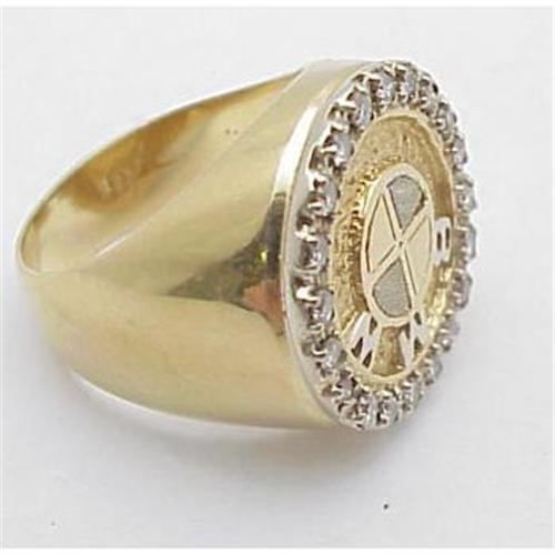 Man's 14kt yellow gold BMW Ring