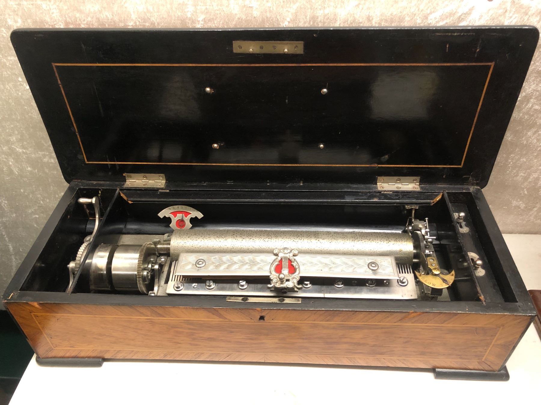 1870's -1910's beautiful elaborate large double motor music box ...