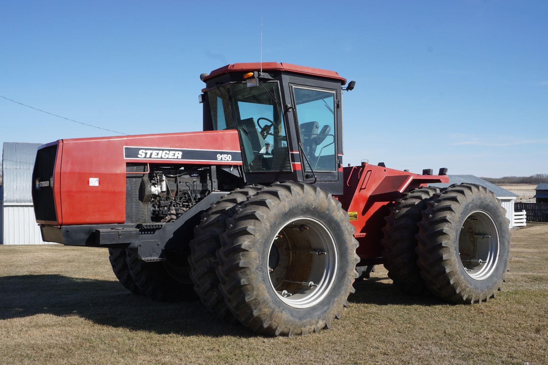 1989 9150 Case Tractor, Duel Wheels. 4300 hrs 12 Speed Power Shift