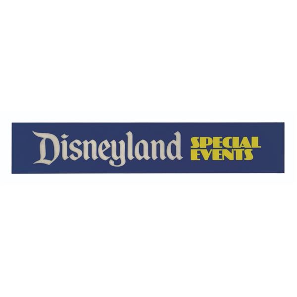Milt Albright s Disneyland Special Events Park Sign Van Eaton Galleries milt-albright-s-disneyland-special-events-park-sign-van-eaton-galleries