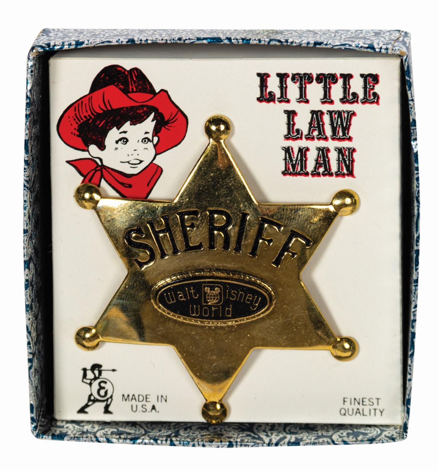 Little Law Man Sheriff Badge.
