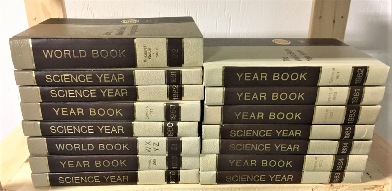 World Book, Science Year, Year Book - Book Set