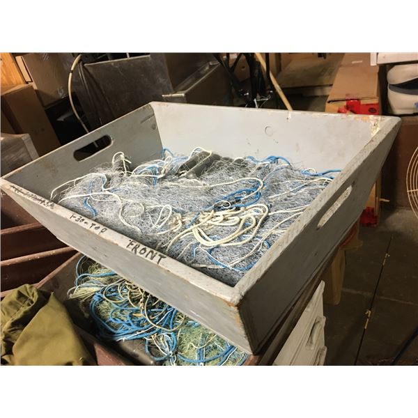 Grey Fish Box with nets