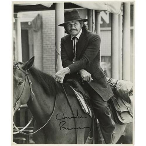 Charles Bronson "From Noon Till 3" Signed Photo