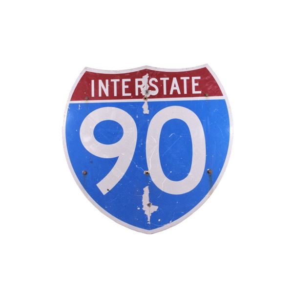 Montana Interstate 90 Highway Sign