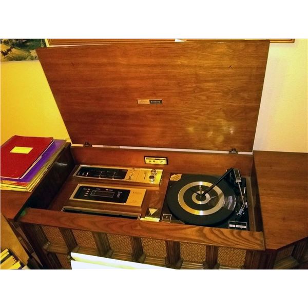 Vintage Zenith Solid State Stereo Console, w/ Allegro Sound System