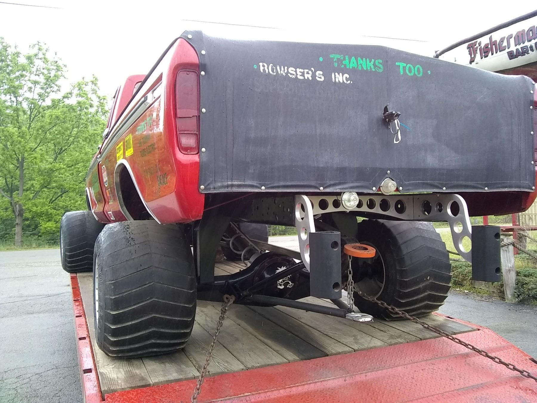 "RUNNING IN RED" CUSTOM FORD PULLING TRUCK (OVER $200,000 IN COST ...