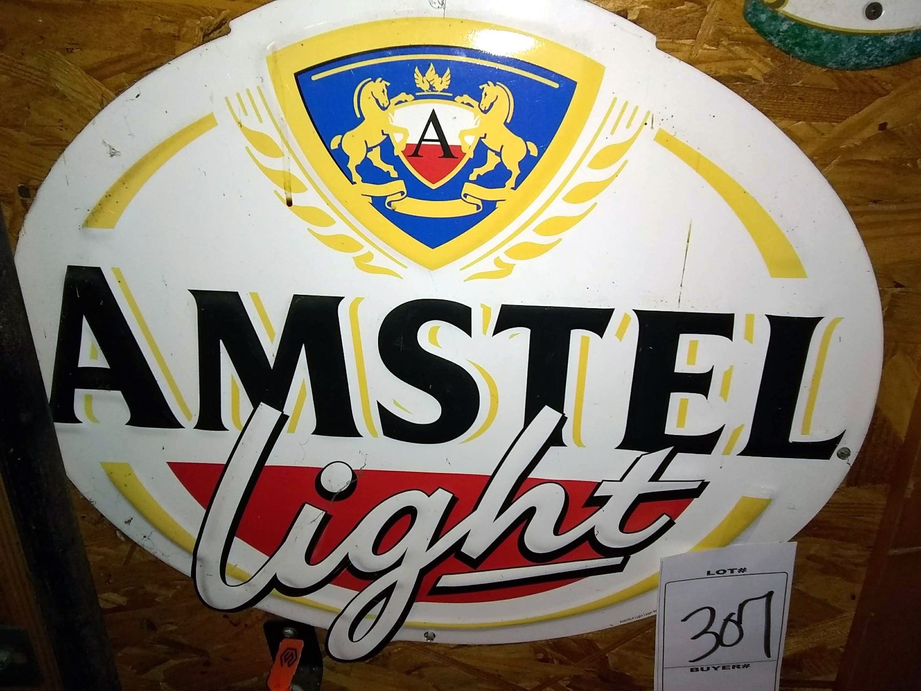 Amstel Light 19" x 21" Metal Sign