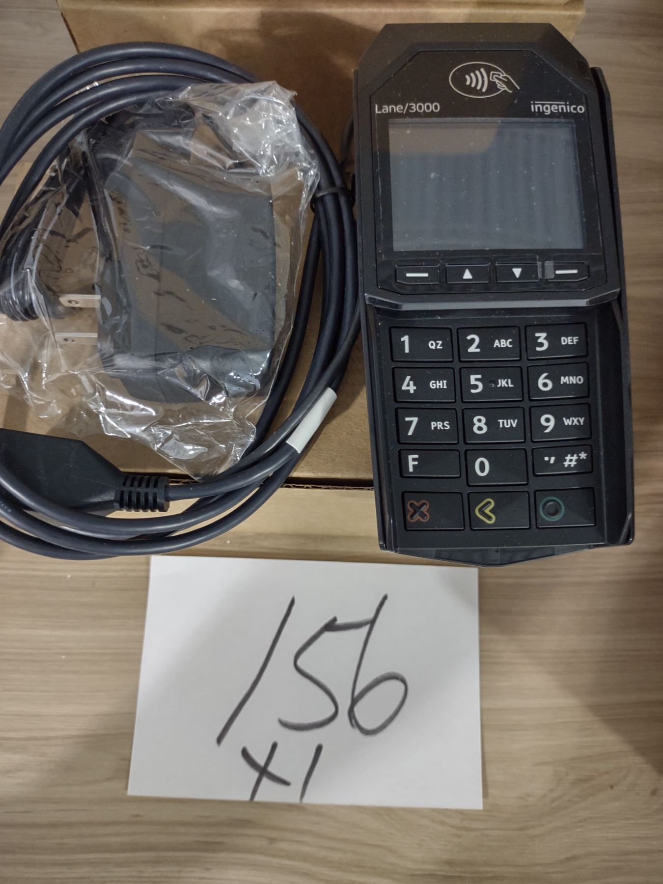 NEW, LANE/3000 INGENICO CREDIT CARD MACHINE TERMINAL