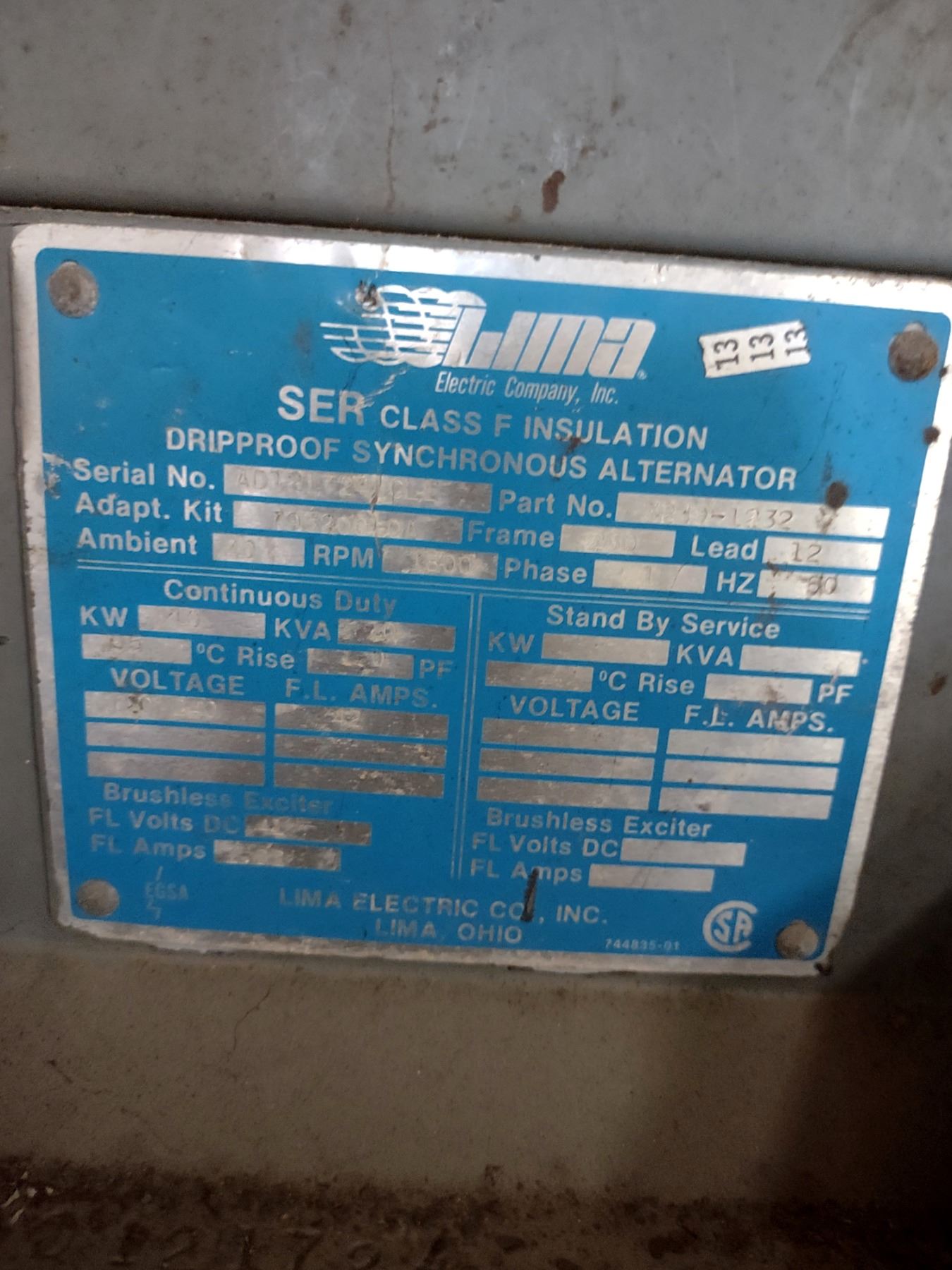 HESCO MOBILE MULTI POWER UNIT MODEL 1500