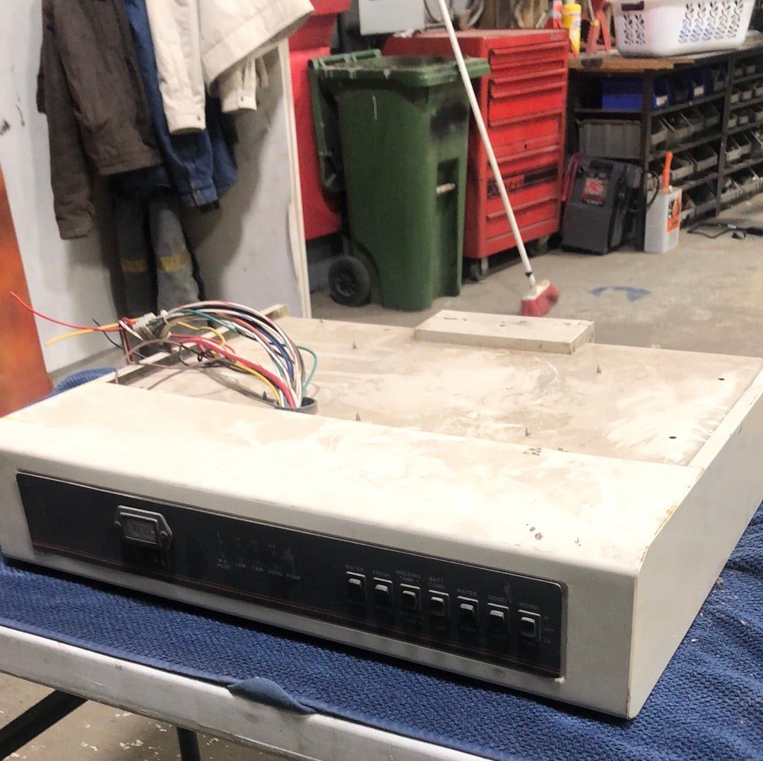 Used Phillips RV Range Hood Fan With Tank Monitor CC317-27