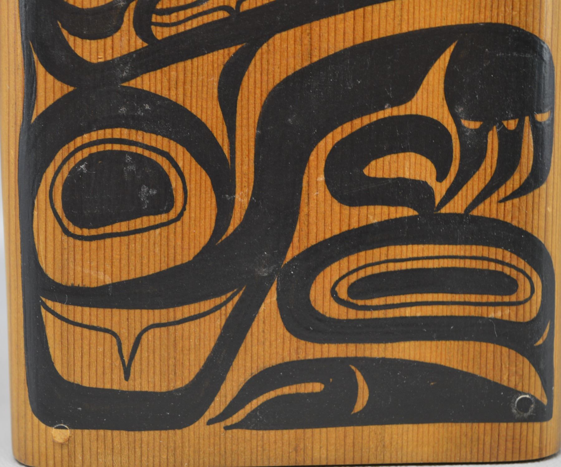 NATIVE AMERICAN NORTH WEST COAST CEDAR BOX