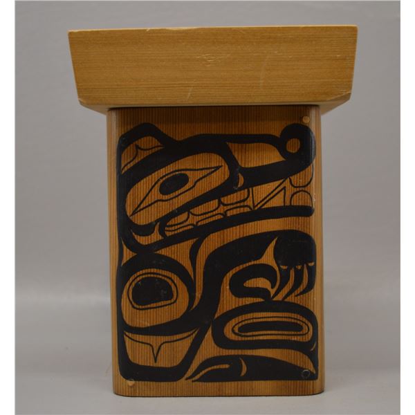 NATIVE AMERICAN NORTH WEST COAST CEDAR BOX