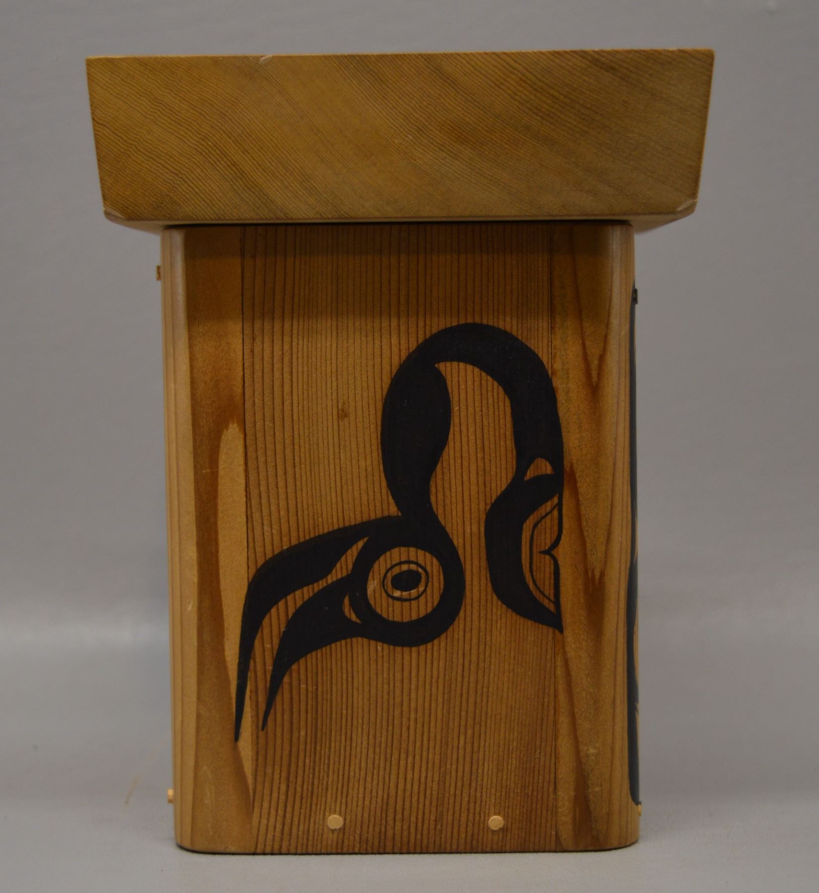 NATIVE AMERICAN NORTH WEST COAST CEDAR BOX
