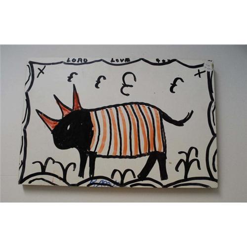 R. A. Miller painting (outsider folk art) #1817877