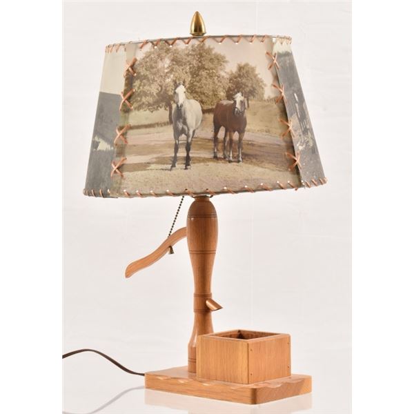 Real Photo Shade Western Lamp
