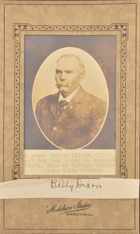 Original Photo of Indian Fighter Billy Dixon