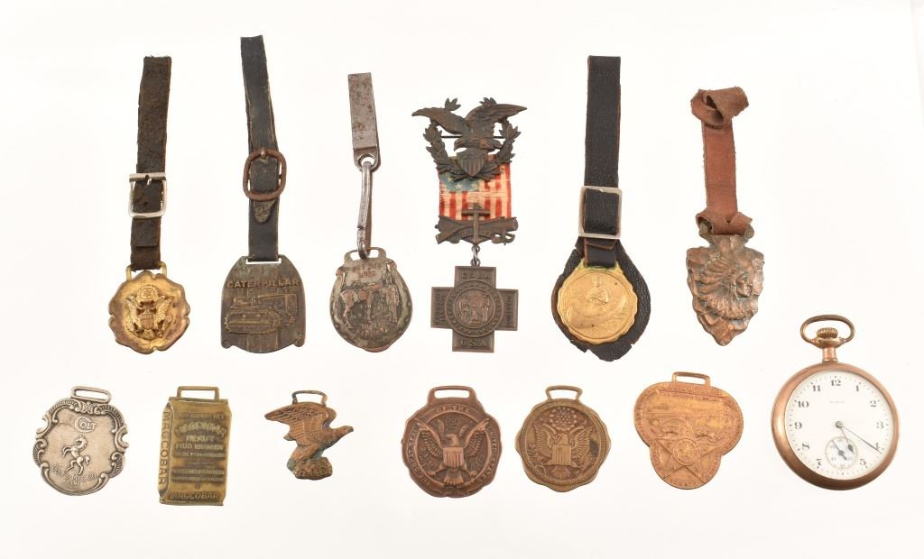 Collection of Western Watch Fobs