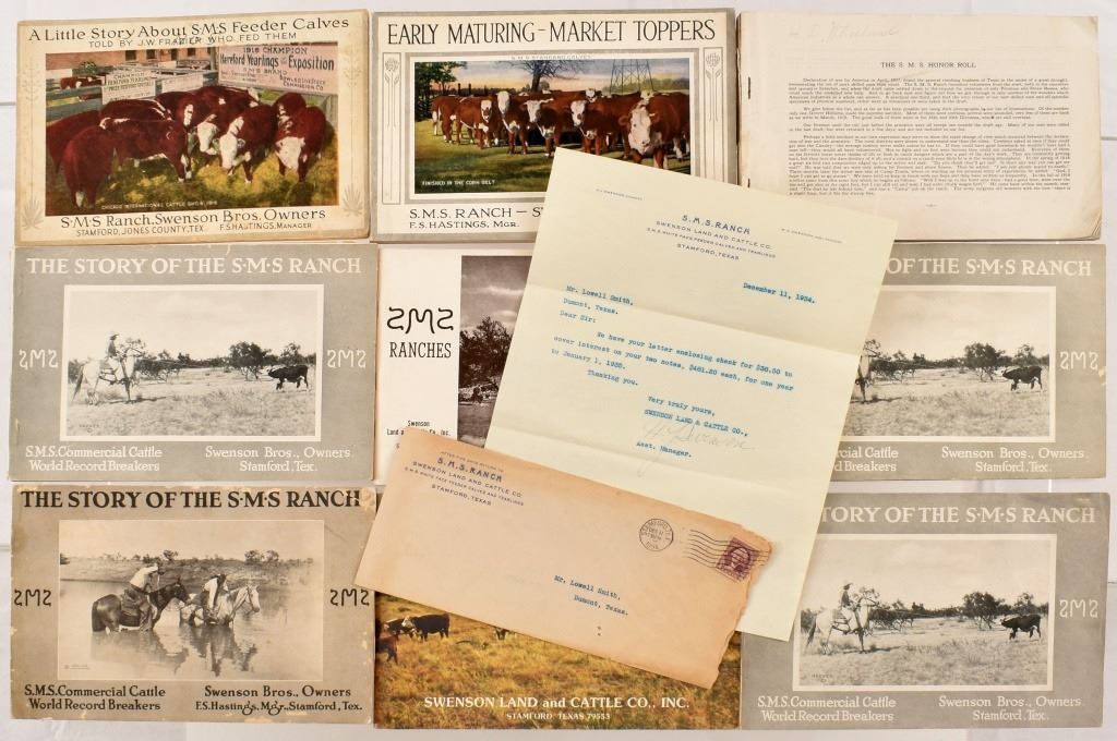 Collection of SMS Swenson Cattle Ranch Booklets