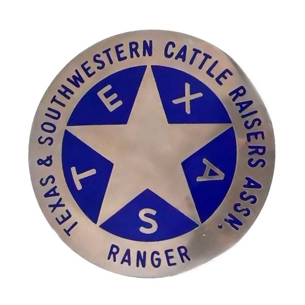 Texas & Southwestern Cattle Raisers Ranger Badge