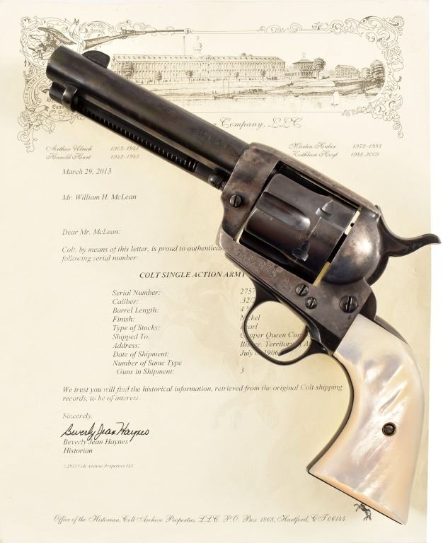 Copper Queen Mine Colt 1873 SA .32-20