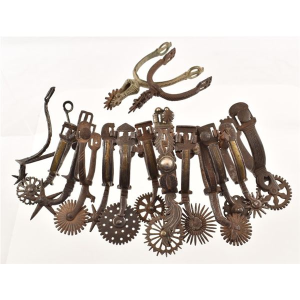 Collection of Spanish Colonial Mexican Spurs