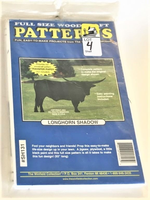 Full Size Woodcraft Pattern - Longhorn Shadow