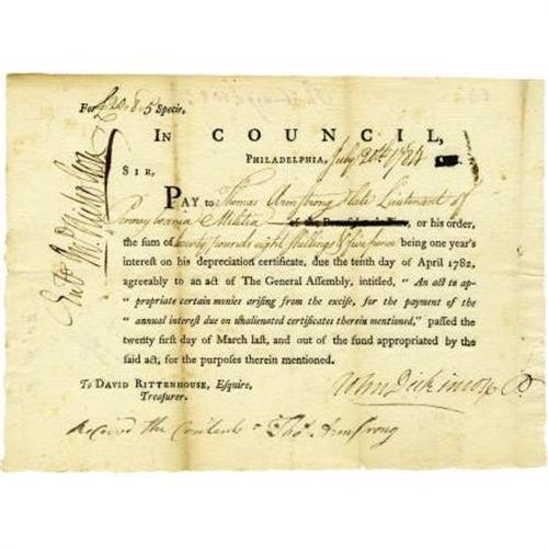 John Dickinson, John Nicholson Doc Signed