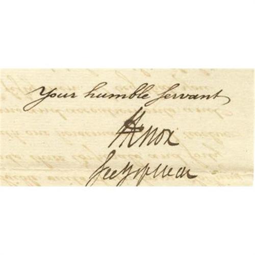 Henry Knox Letter Signed; 1793