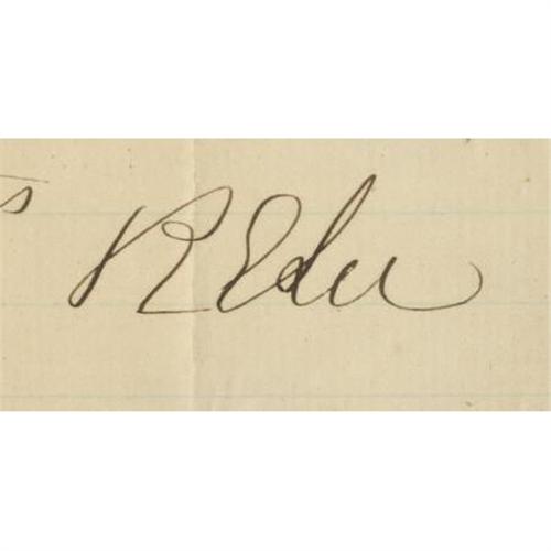 Robert E. Lee Autograph Letter Signed