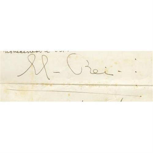 King Manuel II of Portugal Manuscript Letter