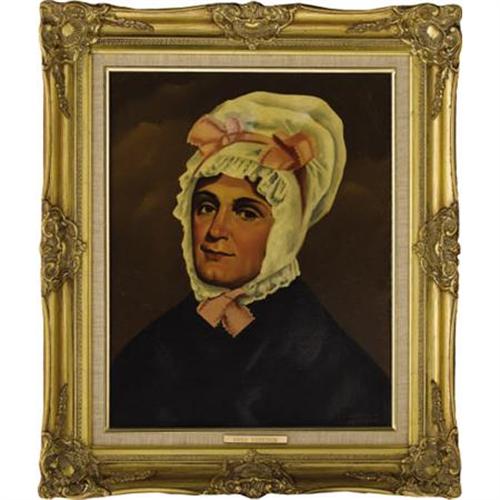 William Harrison and Anna Harrison Oil Portraits