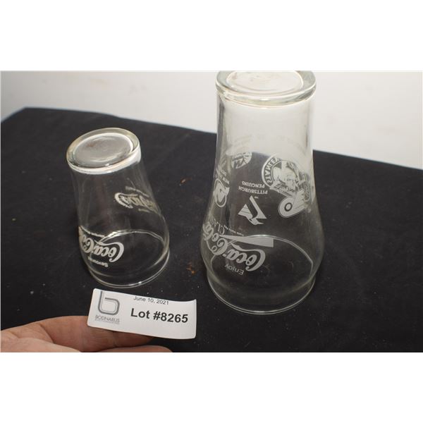 Vintage Coca Cola Glasses Bodnarus Auctioneering
