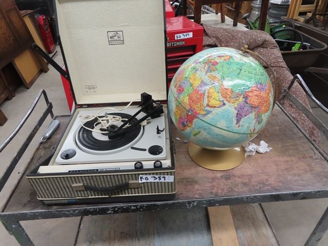 RCA Victor All Tranister Record Player & Globe - McSherry Auction ...