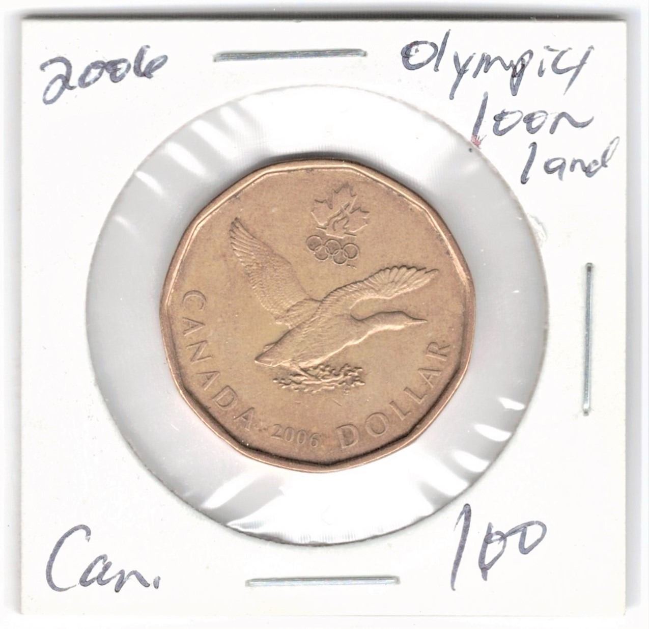 Canadian Loonie 2006 - Olympic Loon