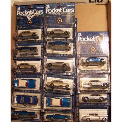 16 MODEL POCKET CARS BY TOMY