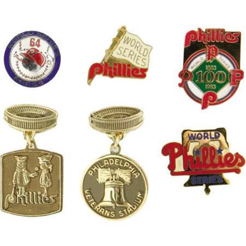 1964-93 World Series Press Pins (Phillies)