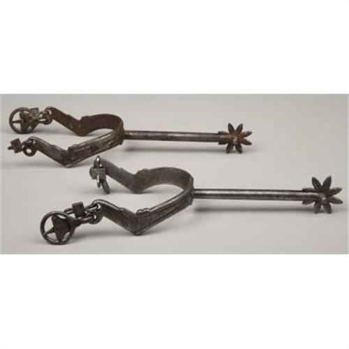 EUROPEAN LONG SPURS. Possibly late 17th century