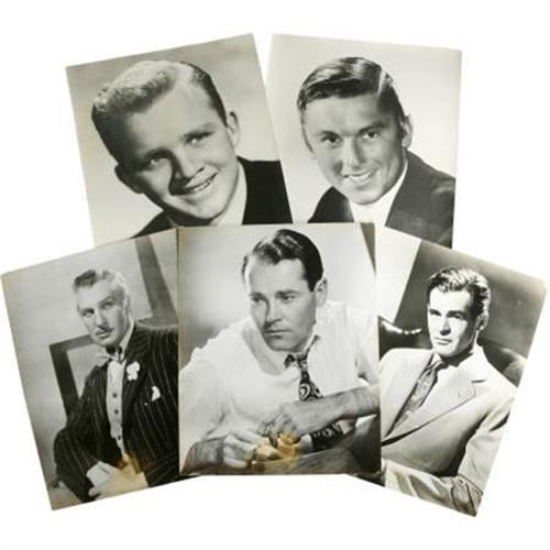 Hollywood Leading Men Vintage Photos