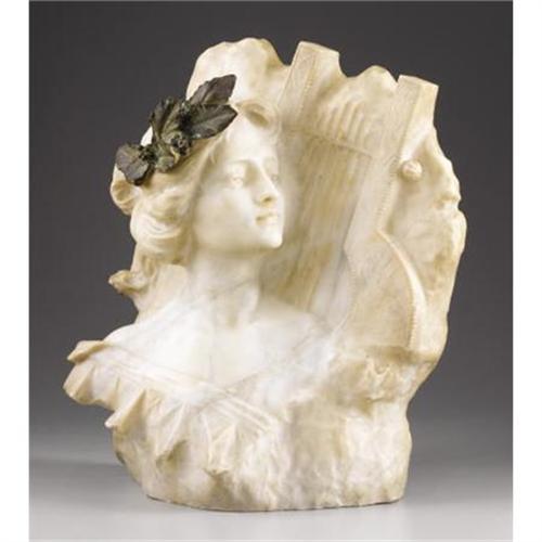 A Female in Profile G. Pochini, Italian