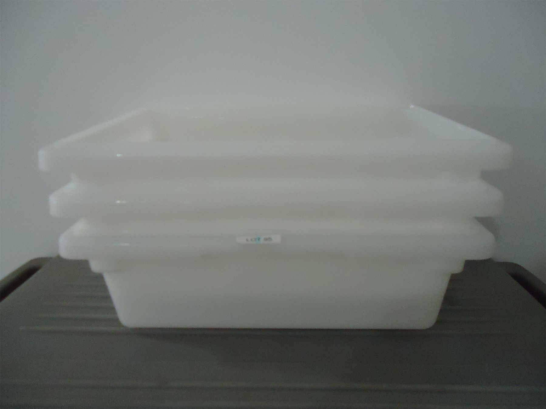 New - Lot of 6 - Polycarb Natural White 11.4 L Food Storage Container ...