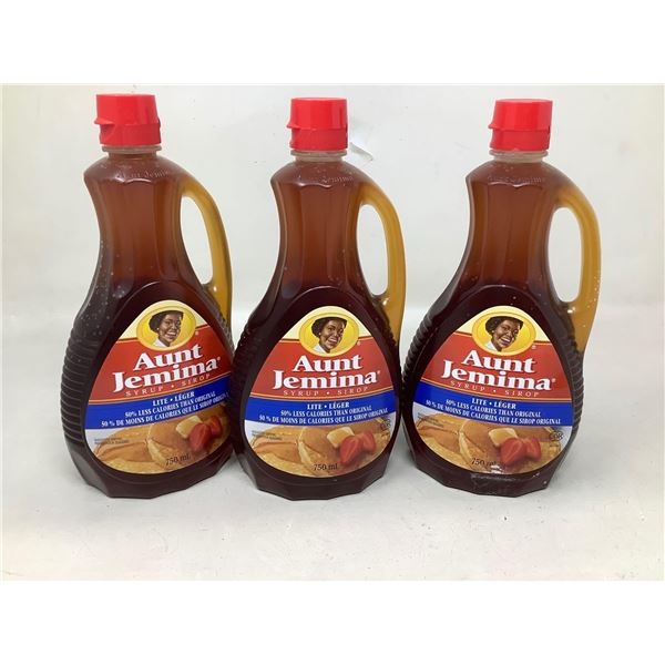 Aunt Jemima Lite Syrup 3 X 750ml